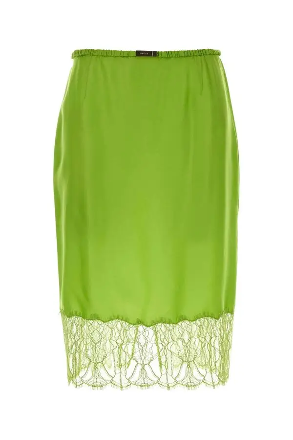 Gucci Fluo Satin Skirt
