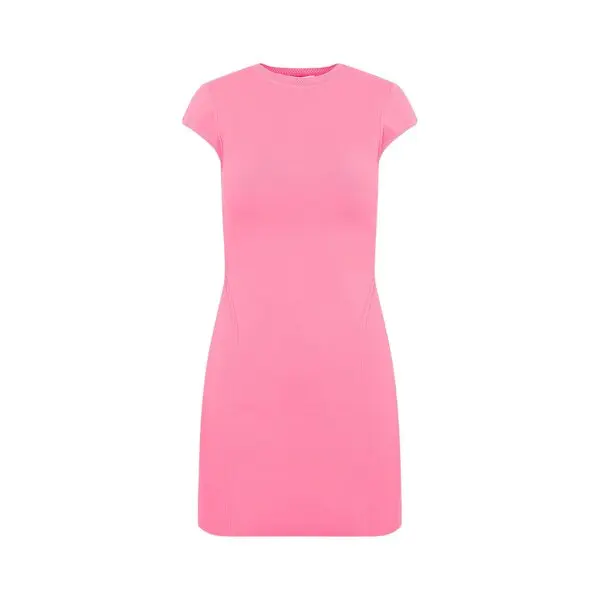 Victoria Beckham Cap Sleeve Fitted Mini Dress - Multicolor