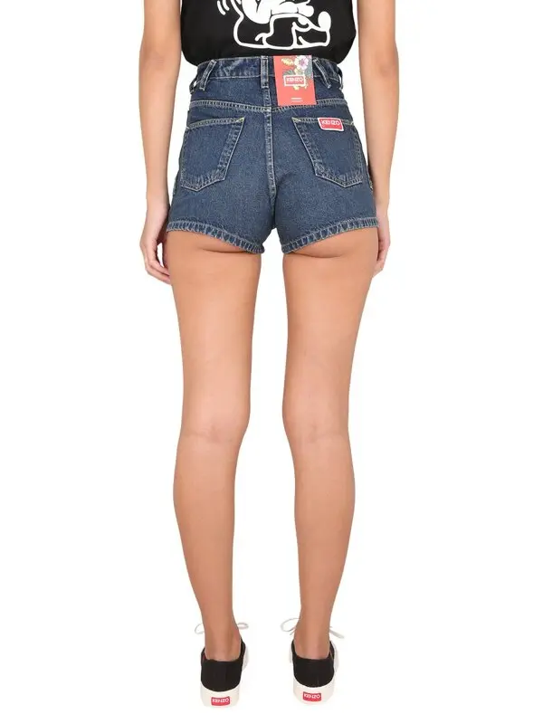Kenzo Short In Denim