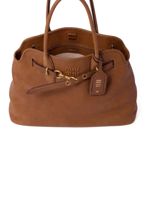 Miu Miu Aventure Medium Leather Handbag