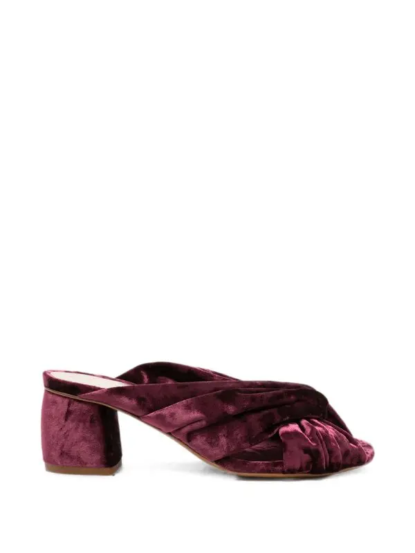 FORTE_FORTE Velvet Heel Sandals