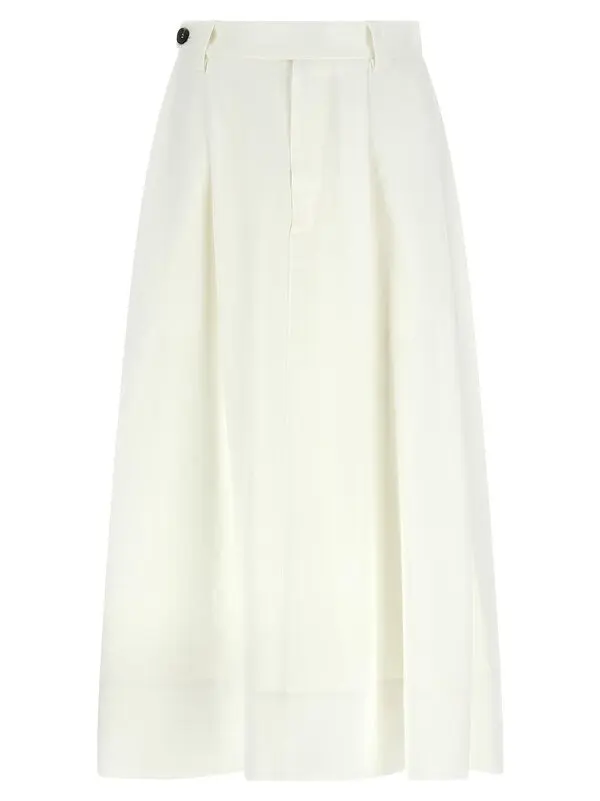 Brunello Cucinelli Sartorial' Skirt - White