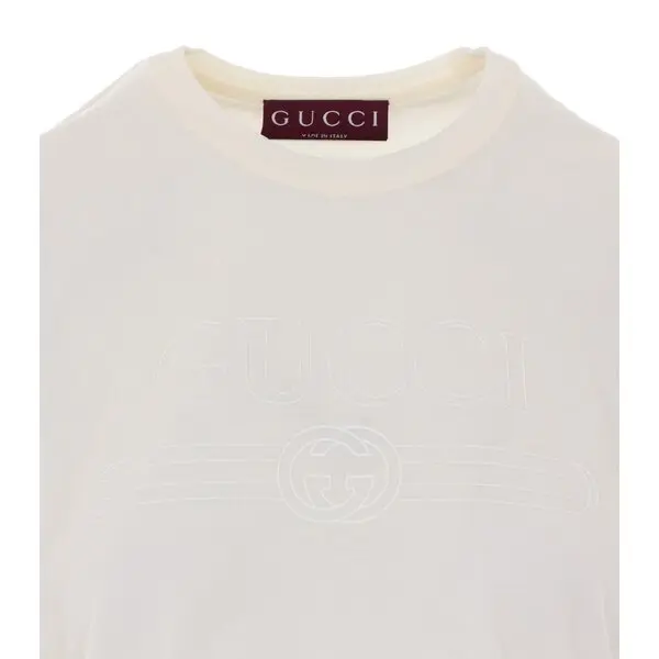 Gucci Incrocio Gg T-shirt With Web