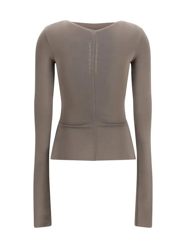 Rick Owens Temple Fitted Top - Gray