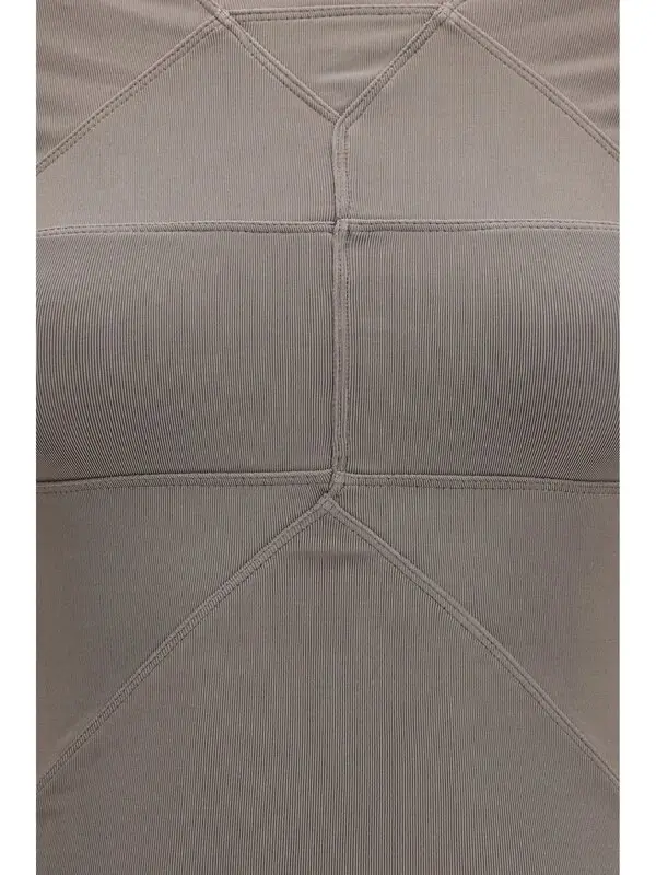 Rick Owens Temple Fitted Top - Gray