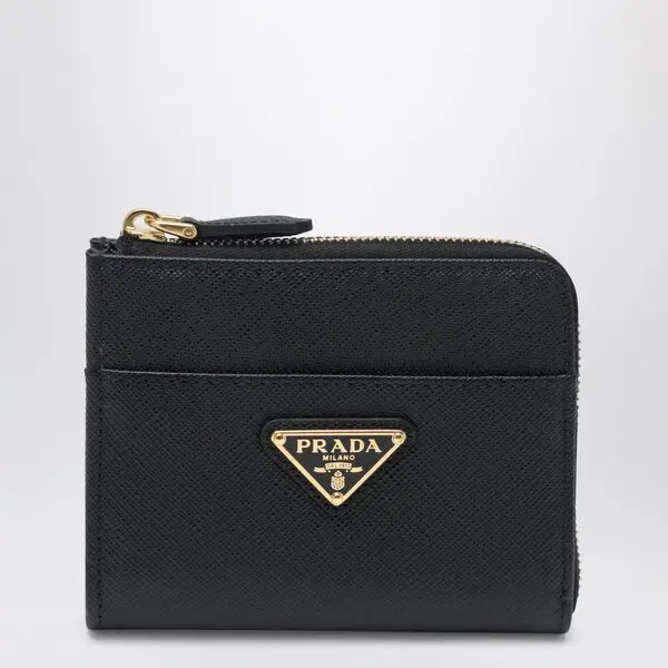 Prada Small Saffiano Leather Zip-around Wallet