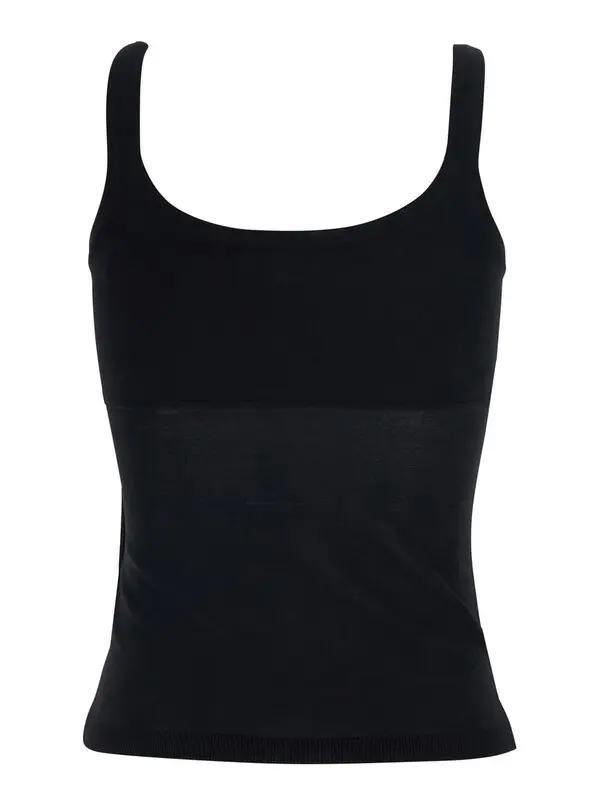 Max Mara Viscose Round Neck Tank Top - Multicolor