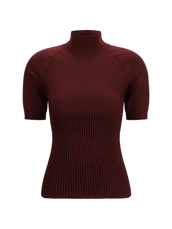 Alaïa Rib Wool Top - Multicolor