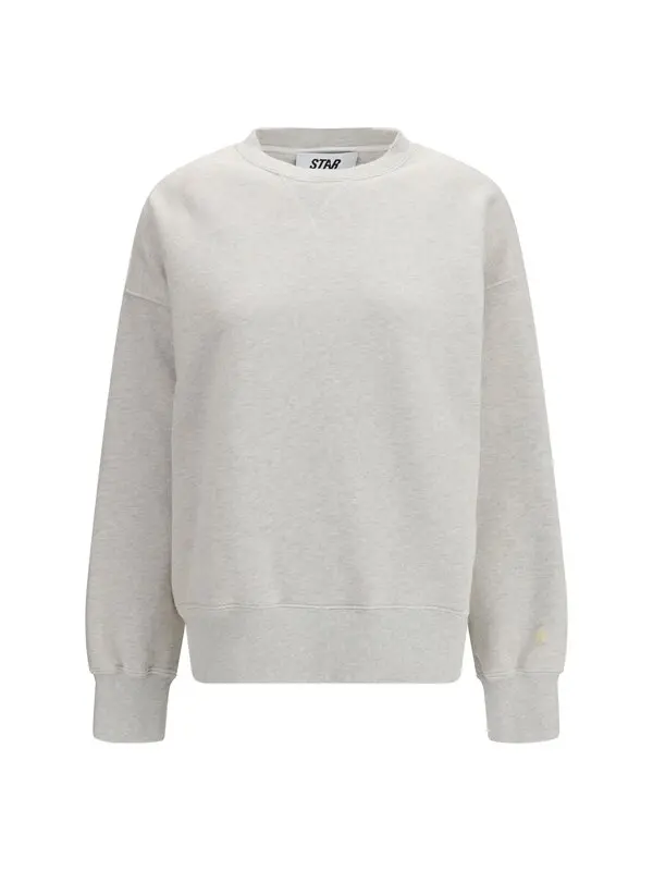 GOLDEN GOOSE Star Sweatshirt In Cotton - Gray