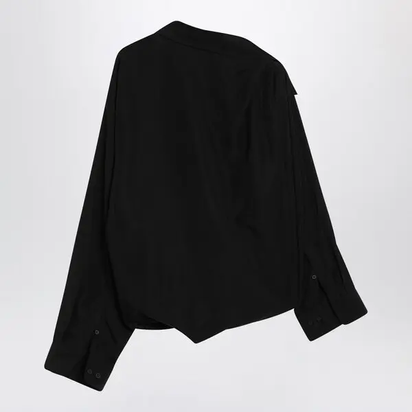 Balenciaga One-shoulder Shirt - Black