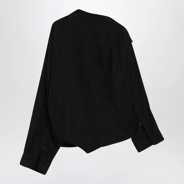 Balenciaga One-shoulder Shirt - Black