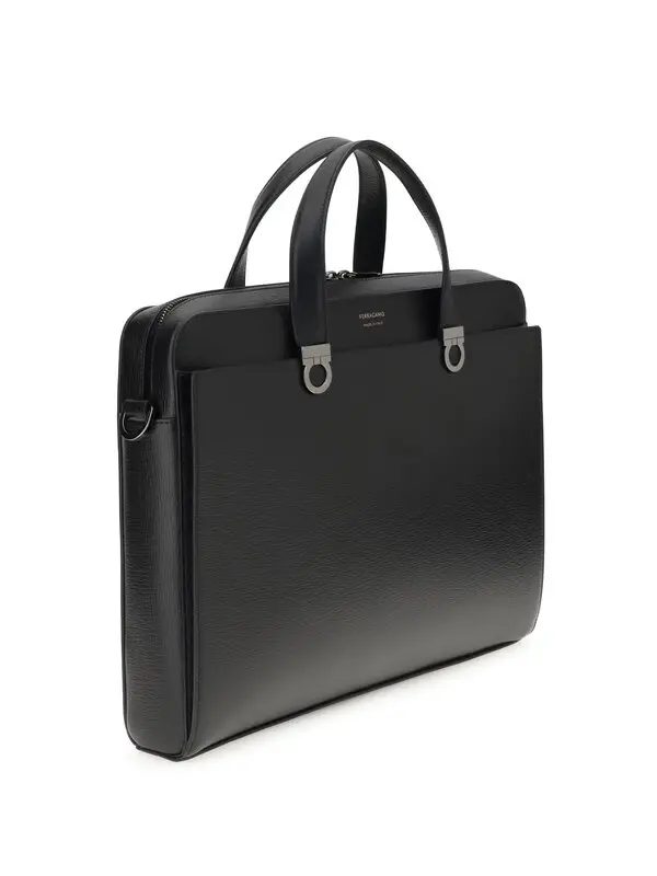 FERRAGAMO Gancini Business Handbag