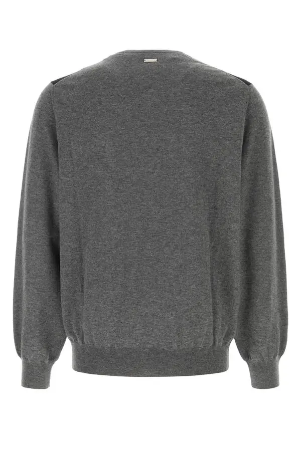 FERRAGAMO Dark Grey Wool Sweater
