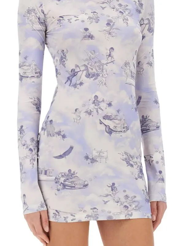 Off-White Serenity Short Dress - Multicolor