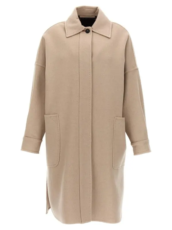 Max Mara Baruffa' Coat - Cream
