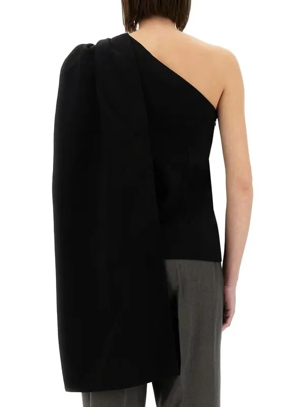 Bottega Veneta Crepe One-shoulder Top