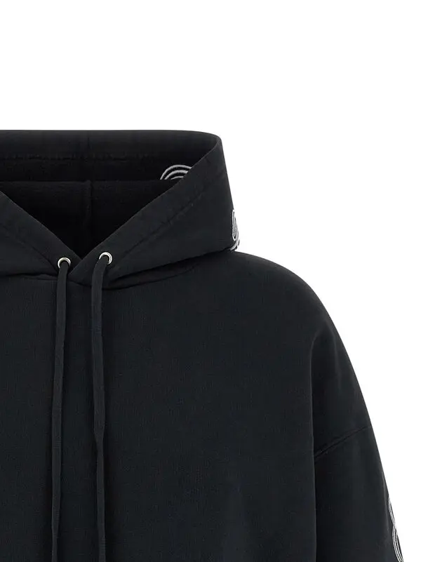 Balenciaga Cursive' Hoodie - Black