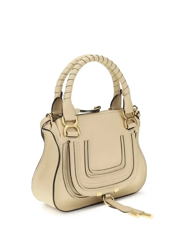 Chloé Marcie Handbag - Cream