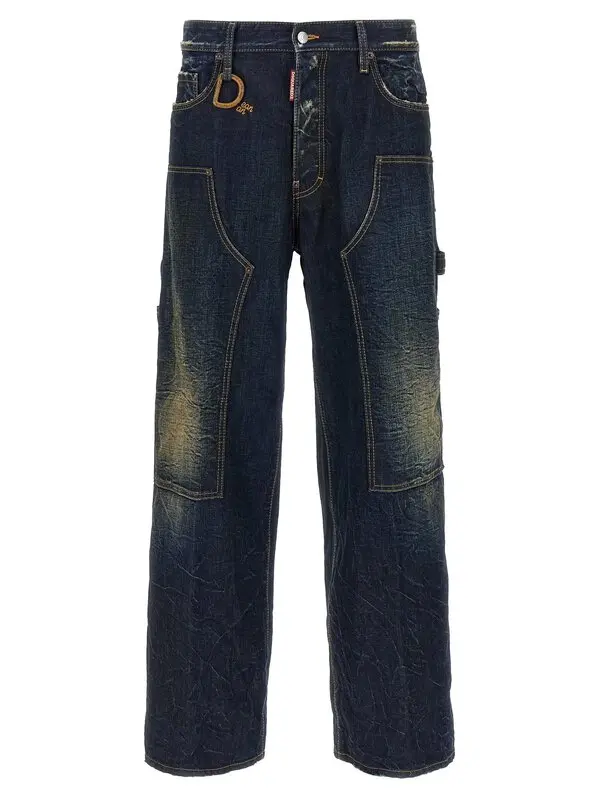 Dsquared2 Loose Carpenter' Jeans - Blue