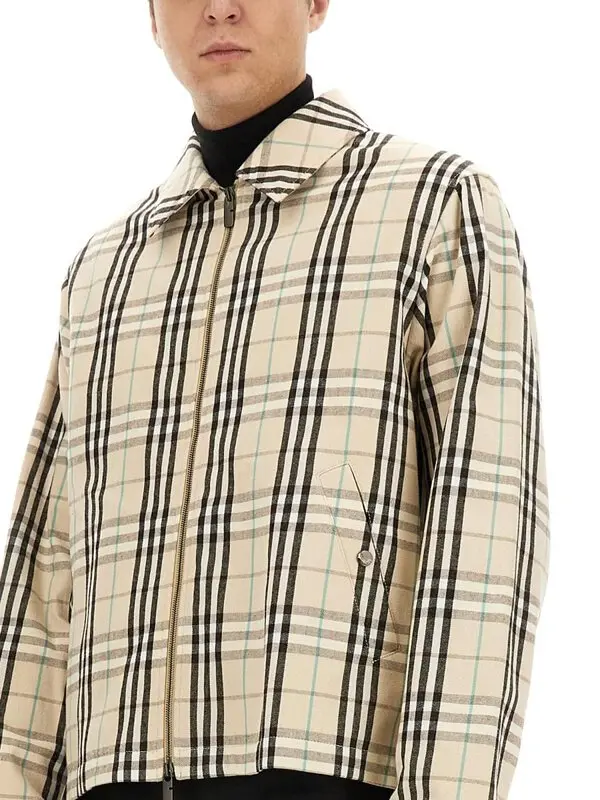 Burberry Vintage Check Jacket - Cream