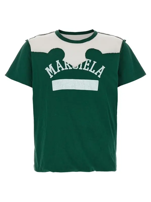 MAISON MARGIELA Western Patchwork' T-shirt - Green