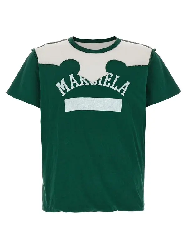 MAISON MARGIELA Western Patchwork' T-shirt - Green