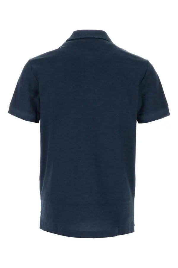 Burberry Navy Piquet Polo Shirt