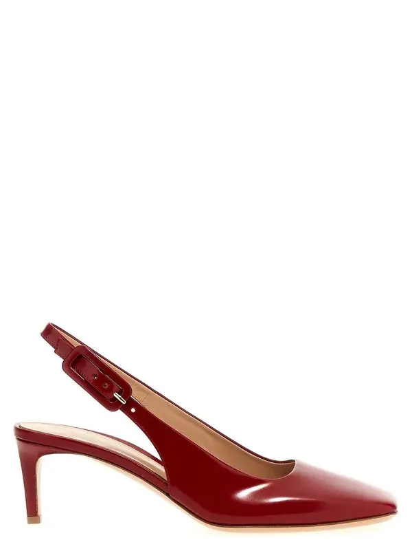GIANVITO ROSSI Ric' Slingbacks - Red