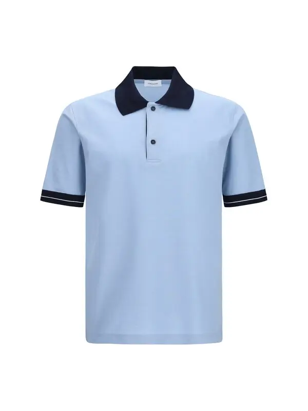 FERRAGAMO Short-sleeve Polo - Blue