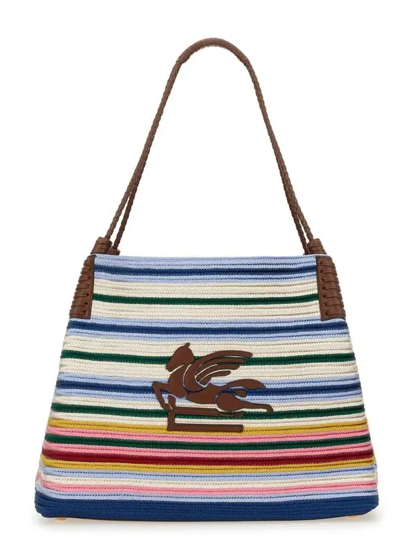 Etro Shopping Bag Libra Paisley Medium