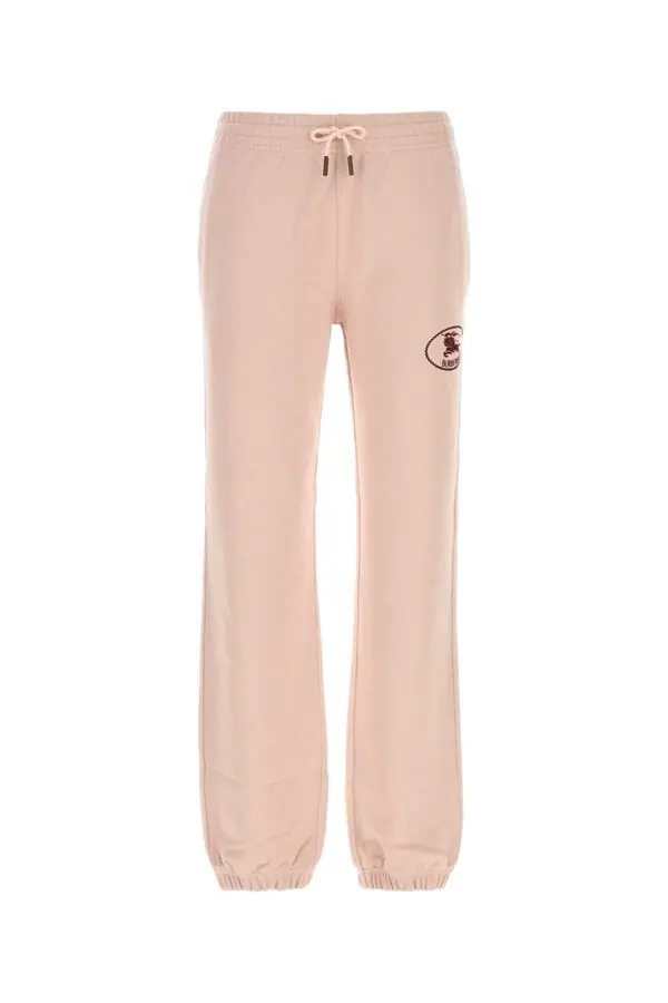 Burberry Pastel Cotton Joggers - Pink