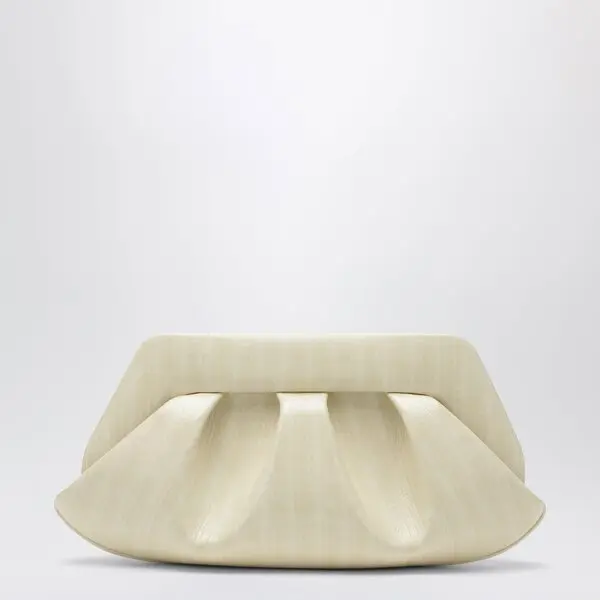 THEMOIRÃ¨ Emera Clutch In Light Beige - Cream