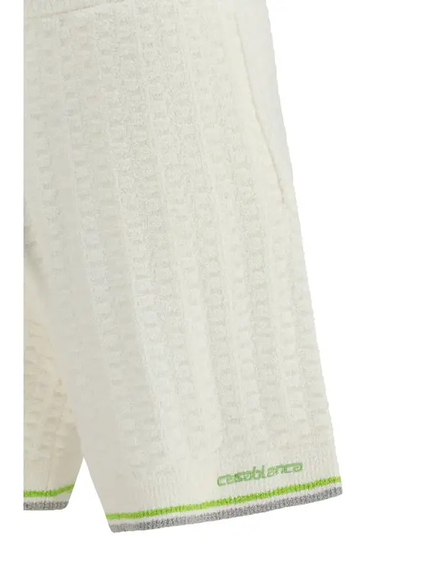 Casablanca Tennis Bouclé Shorts