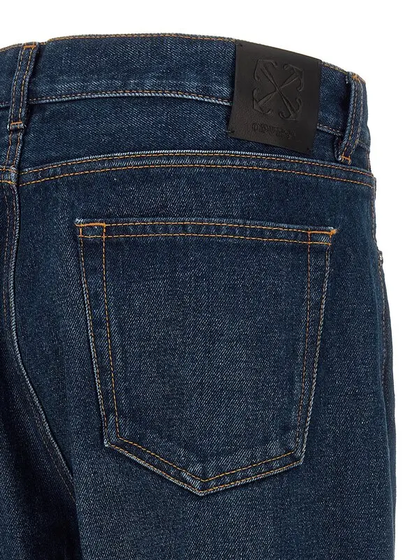 Off-White Arr Zip Skate Jeans - Blue