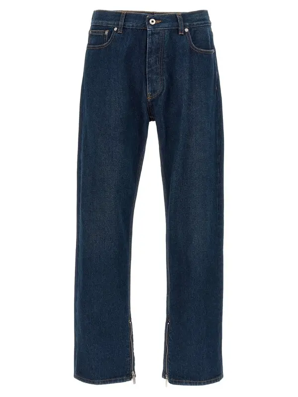 Off-White Arr Zip Skate Jeans - Blue