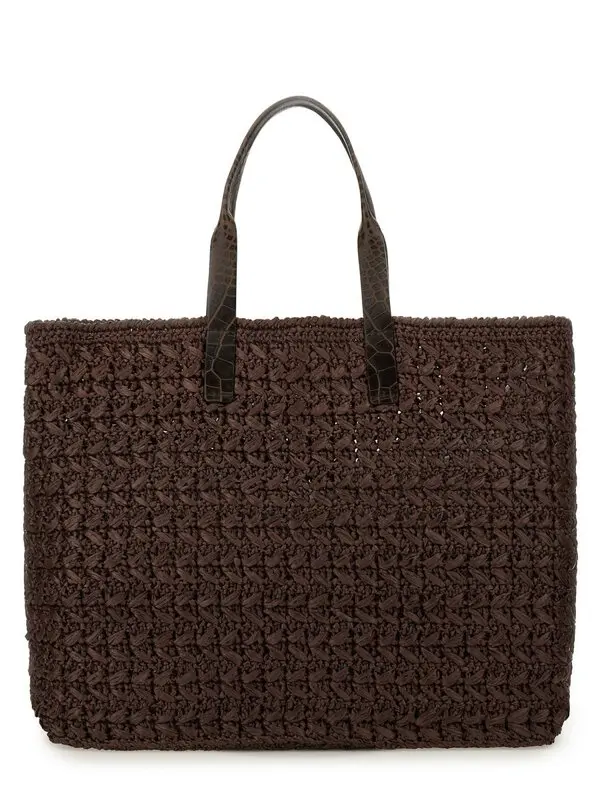 Dolce & Gabbana Woven Mesh Shopping Bag