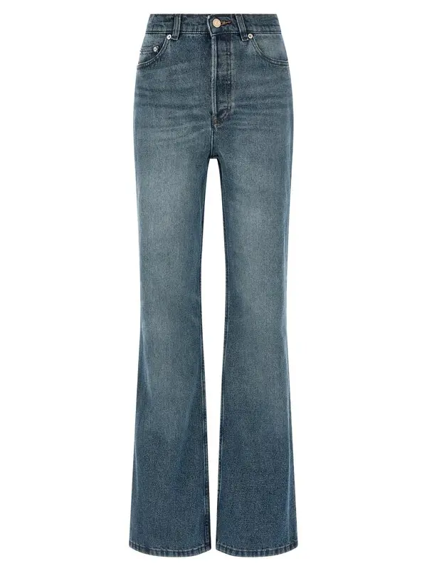 A.p.c. Romy Stonewashed Flare Jeans
