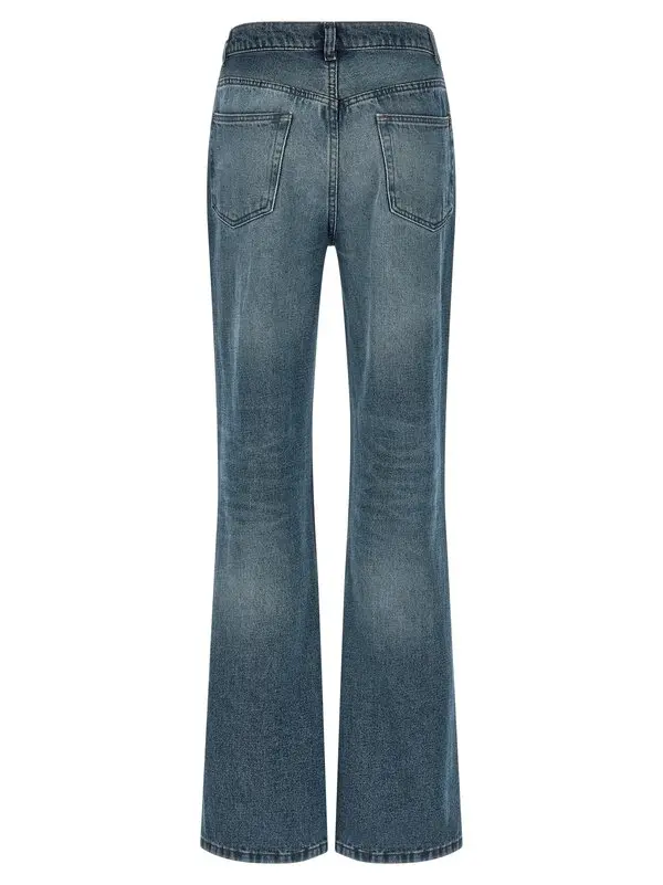 A.p.c. Romy Stonewashed Flare Jeans