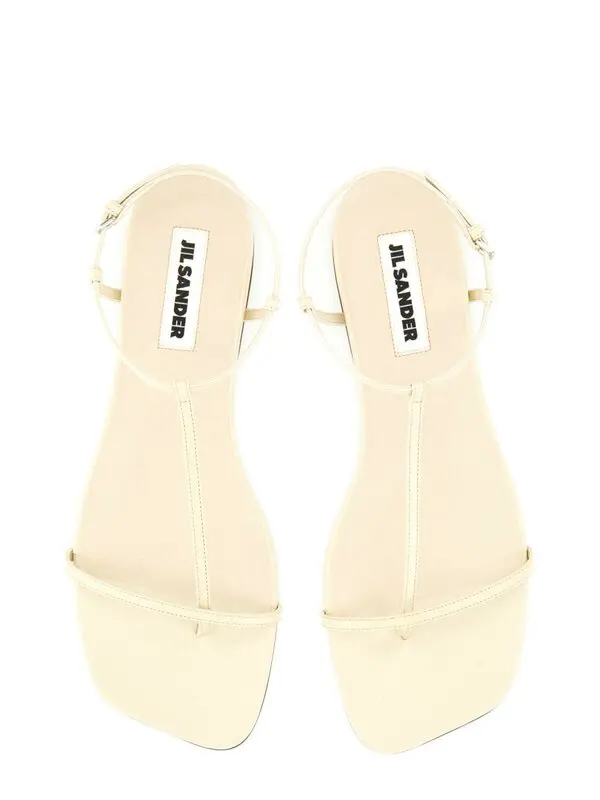 JIL SANDER Leather Sandal