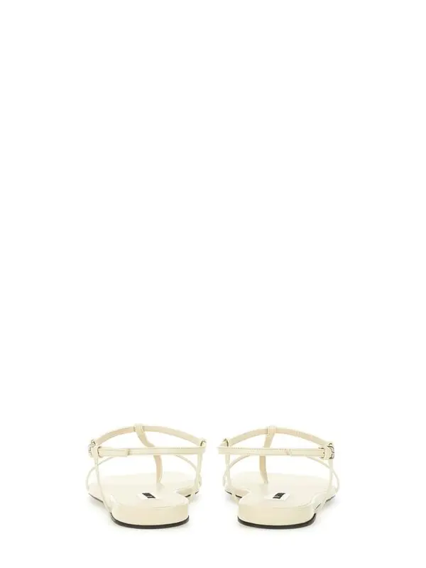 JIL SANDER Leather Sandal - Cream