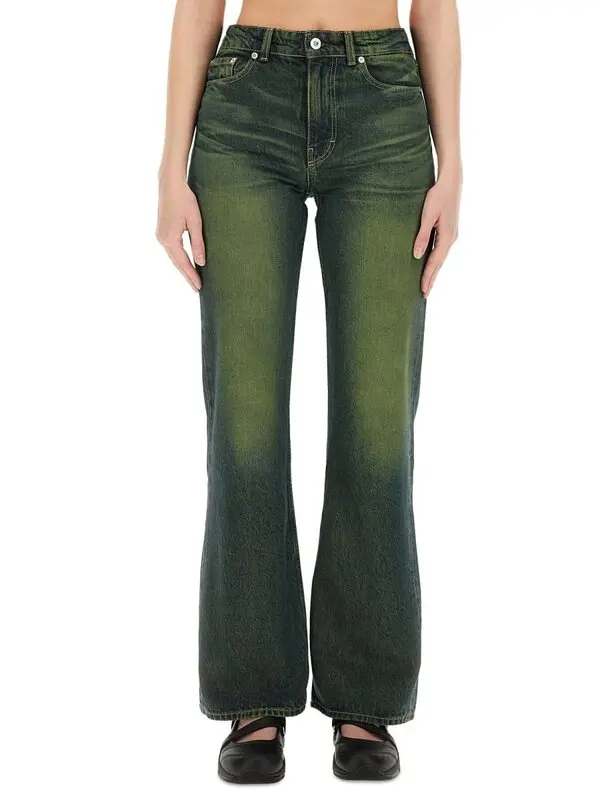 Our Legacy Boot Cut Malibu Jeans - Green