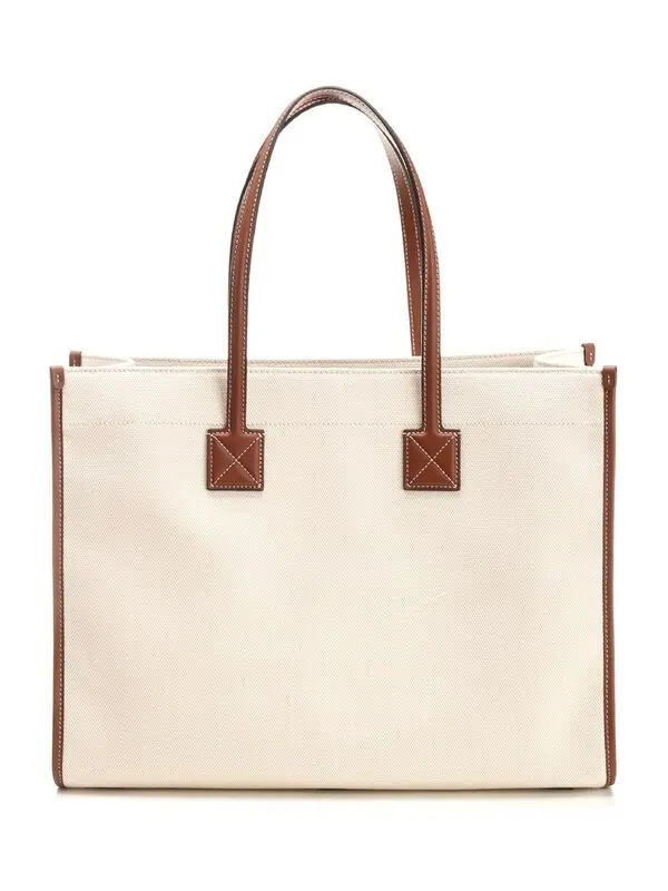 Burberry Medium Freya Tote Bag - Cream