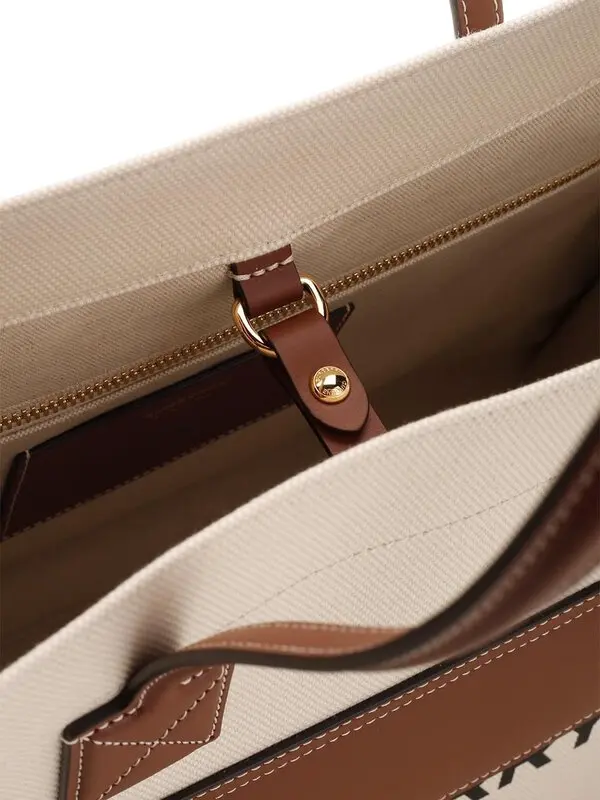 Burberry Medium Freya Tote Bag - Cream