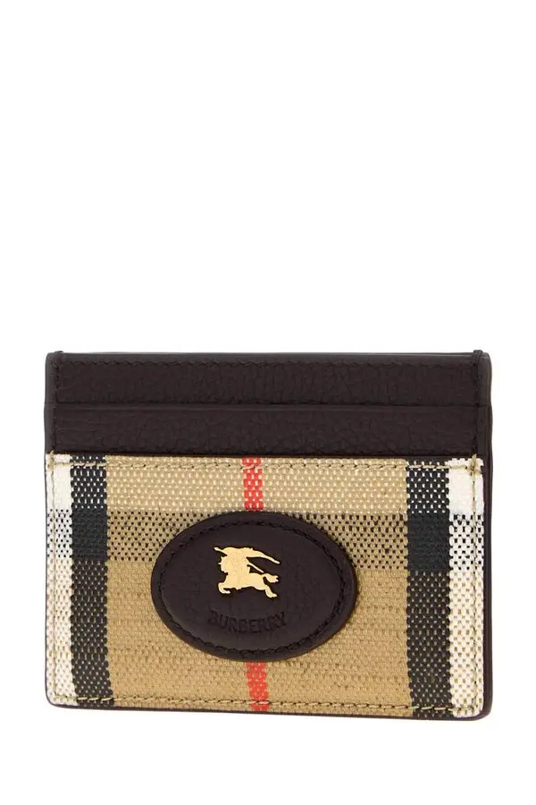 Burberry Printed Canvas Card Holder - Multicolor