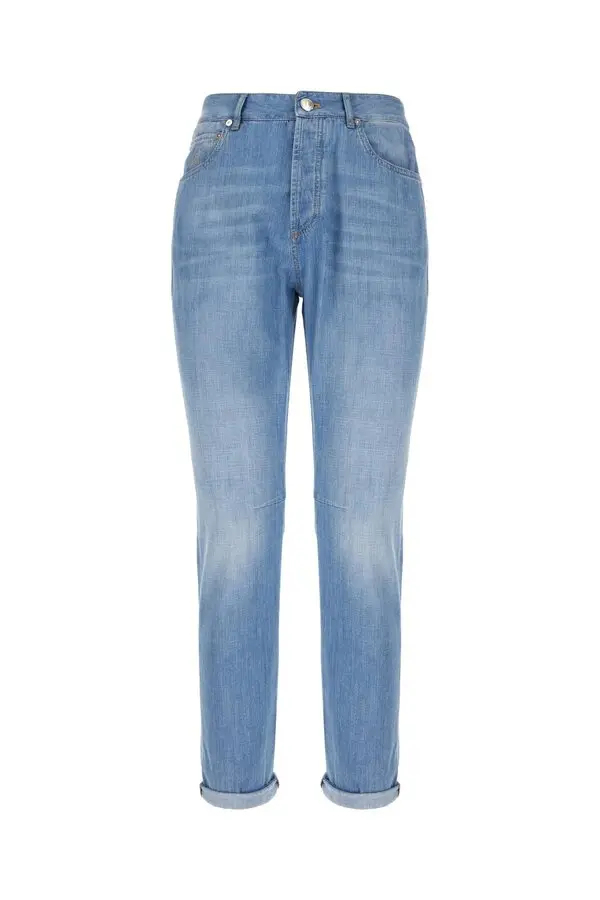 Brunello Cucinelli Straight Leg Jeans - Multicolor