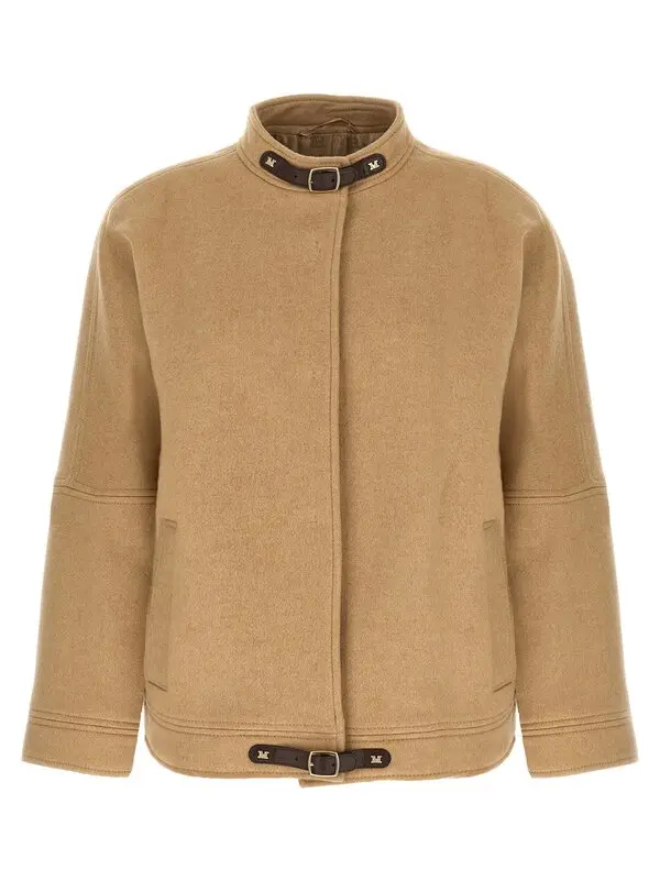 Max Mara Fascia Bomber Jacket - Cream