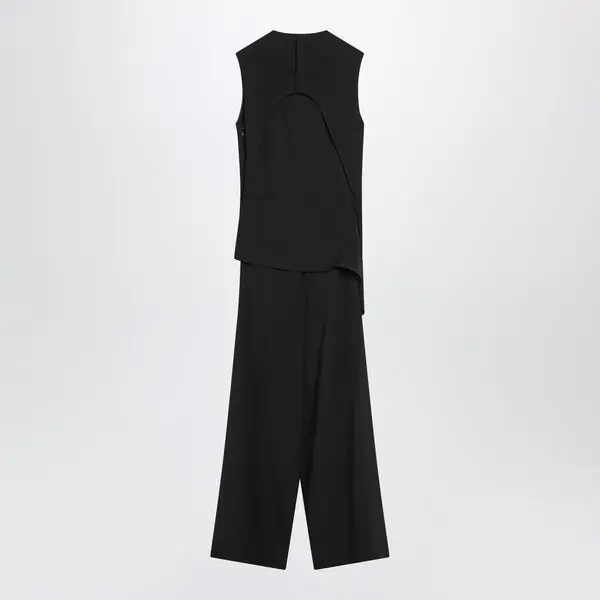 Alaïa Full Jumpsuit With Belt - Black