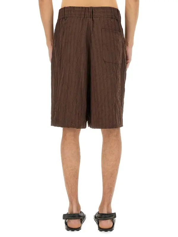 Dries Van Noten Short Pleated Shorts