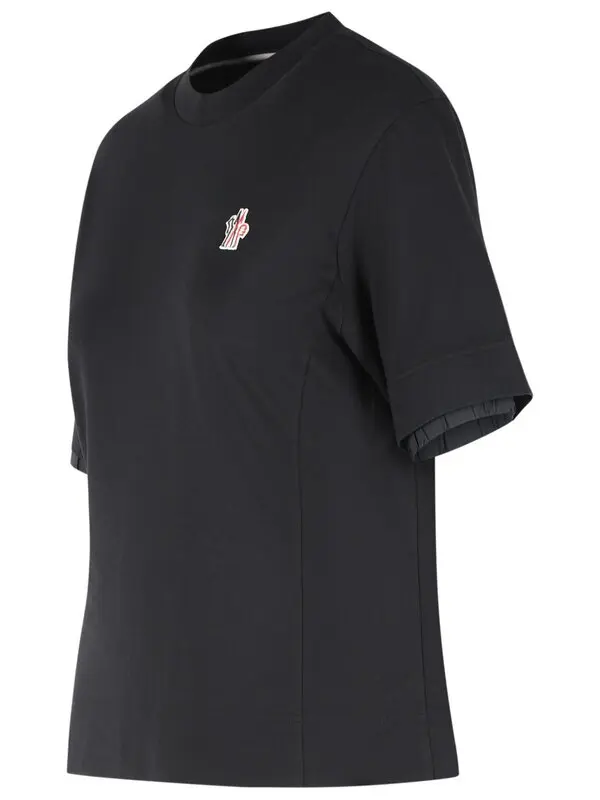 Moncler Cotton T-shirt - Black