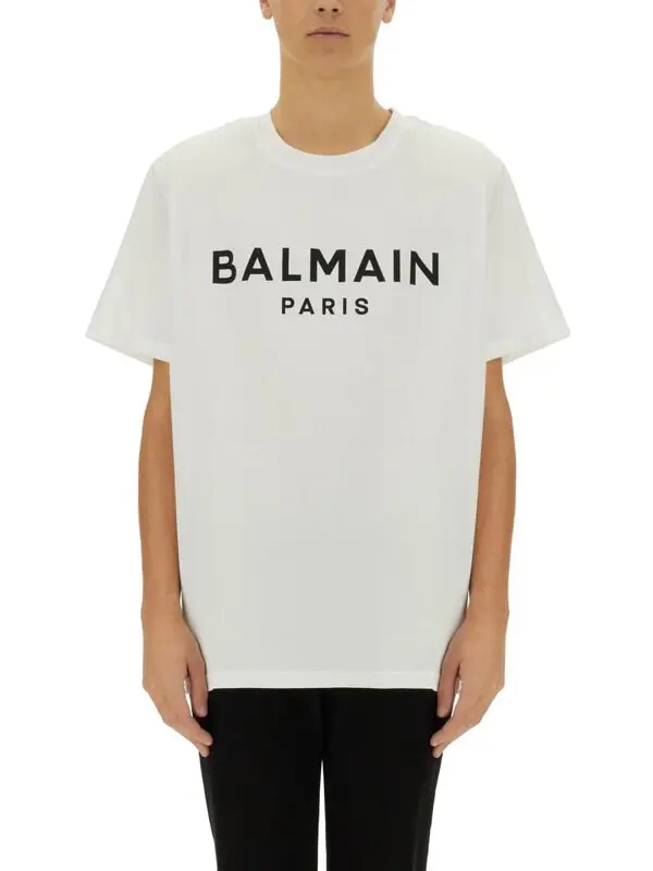Balmain T-shirt With Logo - White